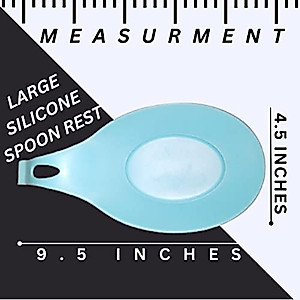 Silicone Spoon Rests"sets of 3": Keep Countertops Clean