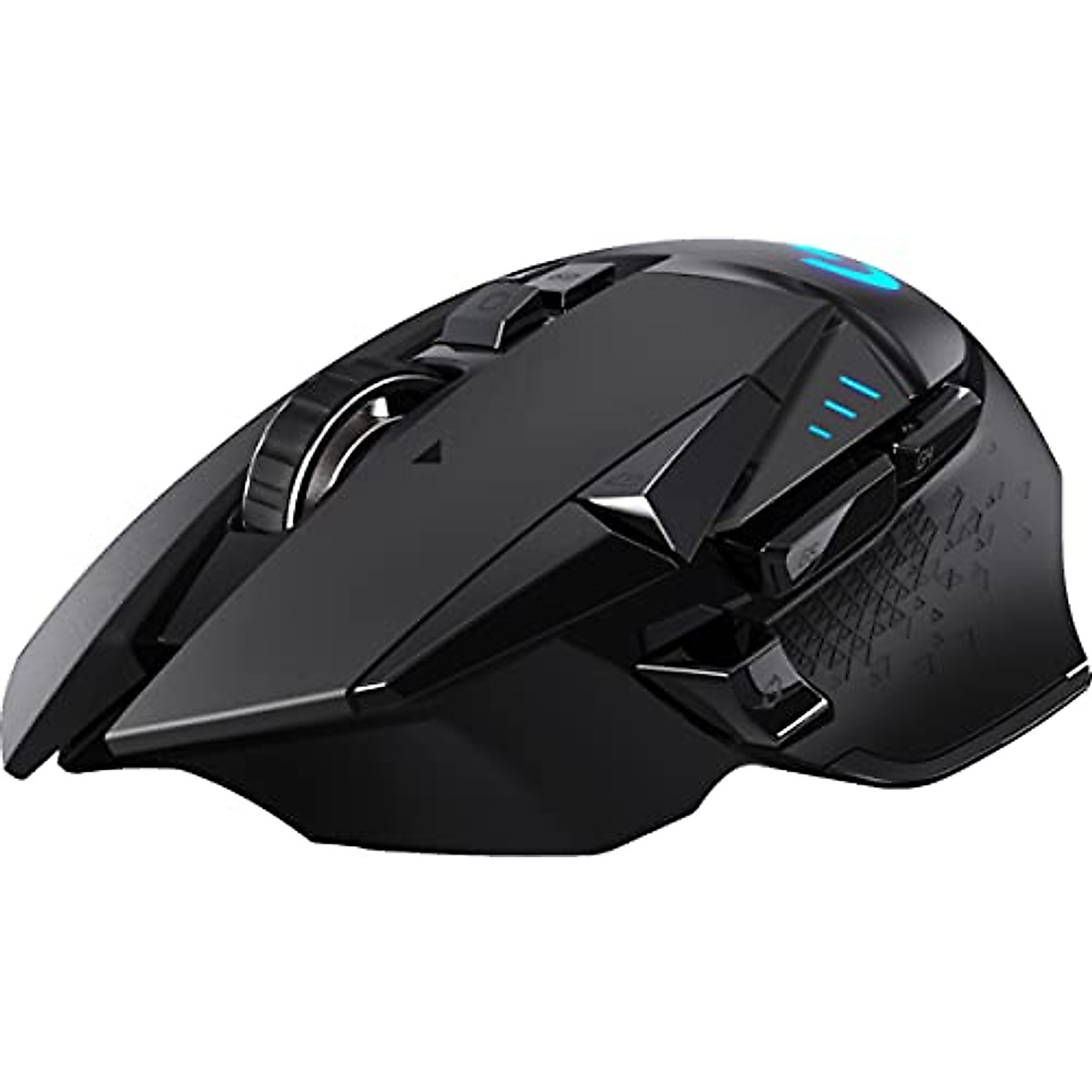 Logitech G502 Lightspeed Wireless Gaming Mouse, Hero 25K Sensor, 25,600 DPI, RGB, 11 Programmable Buttons, Long Battery Life, Powerplay- Compatible, PC/Mac - Black (Renewed)