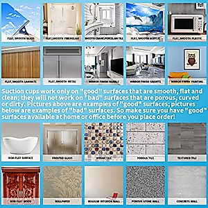 Dog Bathing Tether with Heavy Suction Cup, Dog Grooming Tub Restraint Soft Nylon Leash with Adjustable Collar for Pet Dog Cat Shower and Grooming