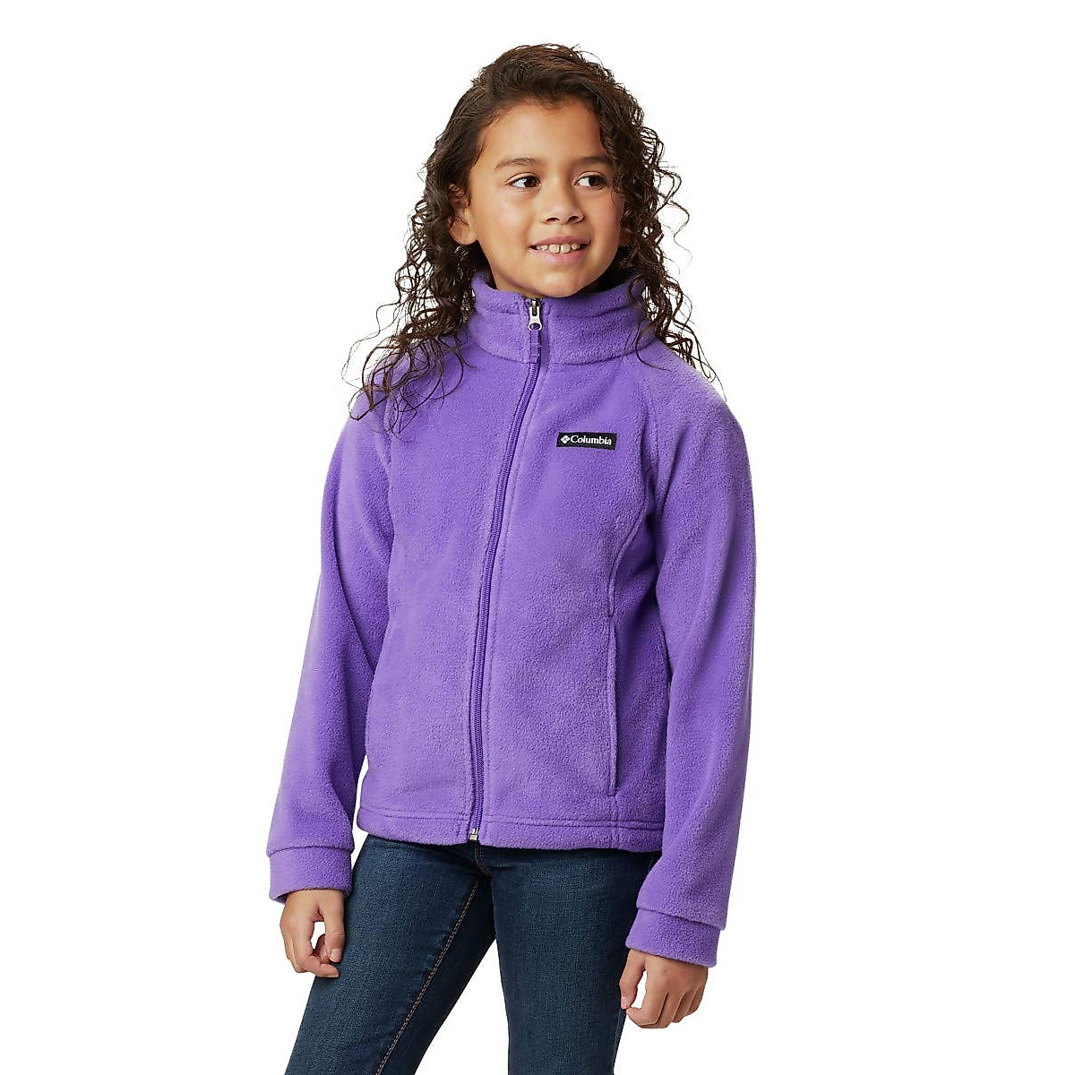 Columbia Baby Girls Benton Springs Fleece Jacket, Grape Gum, X-Small