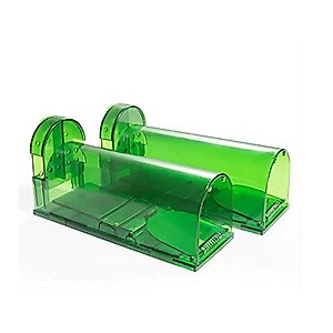 Catcha 2 Piece Humane Smart Mouse Trap Live Catch and Release Rodents, Safe Around Children and Pets