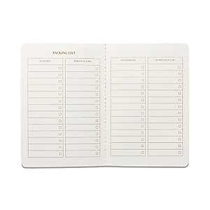 DesignWorks Ink Set of 5 Travel Notebook Set | Travel Planner Includes Prompts with Trip Budget, Goals, Packing List, & Trip Log - Adventure Keepsake from Anderson Design World (JTBS-2022AD)