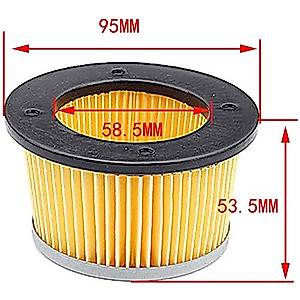 632230 632272 Carburetor Replacement for Troy Bilt Chipper Vac 47279 47261 65582V Deere 624D Tiller Tecumseh H30 H50 H60 HH60 HH70 Snowblower with 30727 Air Filter