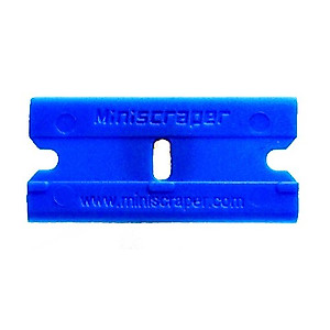 Titan Mini Scraper(Original) with 20 Poly Carbonate Double Edged Plastic Blades