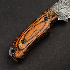 Forseti Steel Boone Damascus Steel Skinner Knife