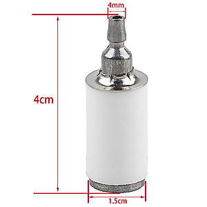 HPENP Air Fuel Filter Primer Bulb Fuel Line Spark Plug for Poulan Craftsman Chainsaw Replaces 530037793 530095646 530071835 188-513-1