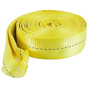KEEPER 89933 30' x 3" Vehicle Recovery Strap, 15,000 lbs. Max Vehicle Weight