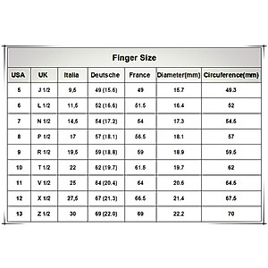 VNOX Womens Stainless Steel Linked Cuff Ring for Wedding Band Engagement Promise Size 8