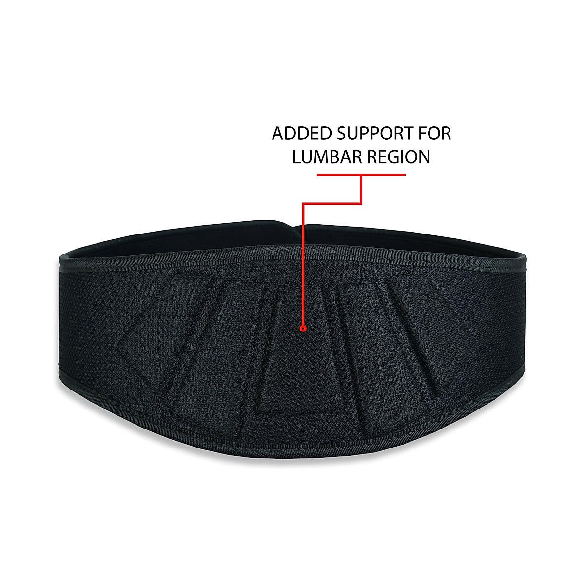ROBOX Weight Lifting Belt, Lumbar Support, Powerlifting, Gym, Workout, Deadlift, Squat, Back Support 6" Neoprene Padded Self-Lock Buckle Belt for Men and Women (Small)