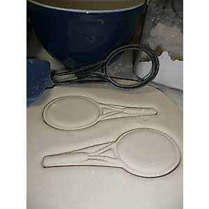 TENNIS BALL RACKET COURT SPORT ATHLETICS SET OF 3 COOKIE CUTTERS MADE IN USA PR1373