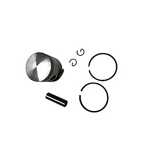 ENGINERUN 44MM Piston Piston Ring Kit Compatible with Husqvarna 150BF 150BT 350 BT Backpack Leaf Blower Parts Rep OEM 502849601