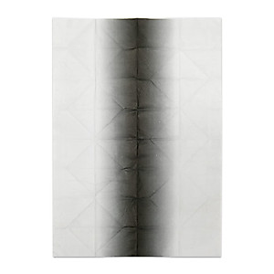 Fanxyware Star Shaped Origami Dinner Napkins in Gradient Black & White (Disposable) - 12 Pack, 23" x 15", 3-Ply Paper - Style Name: Pop Gaze