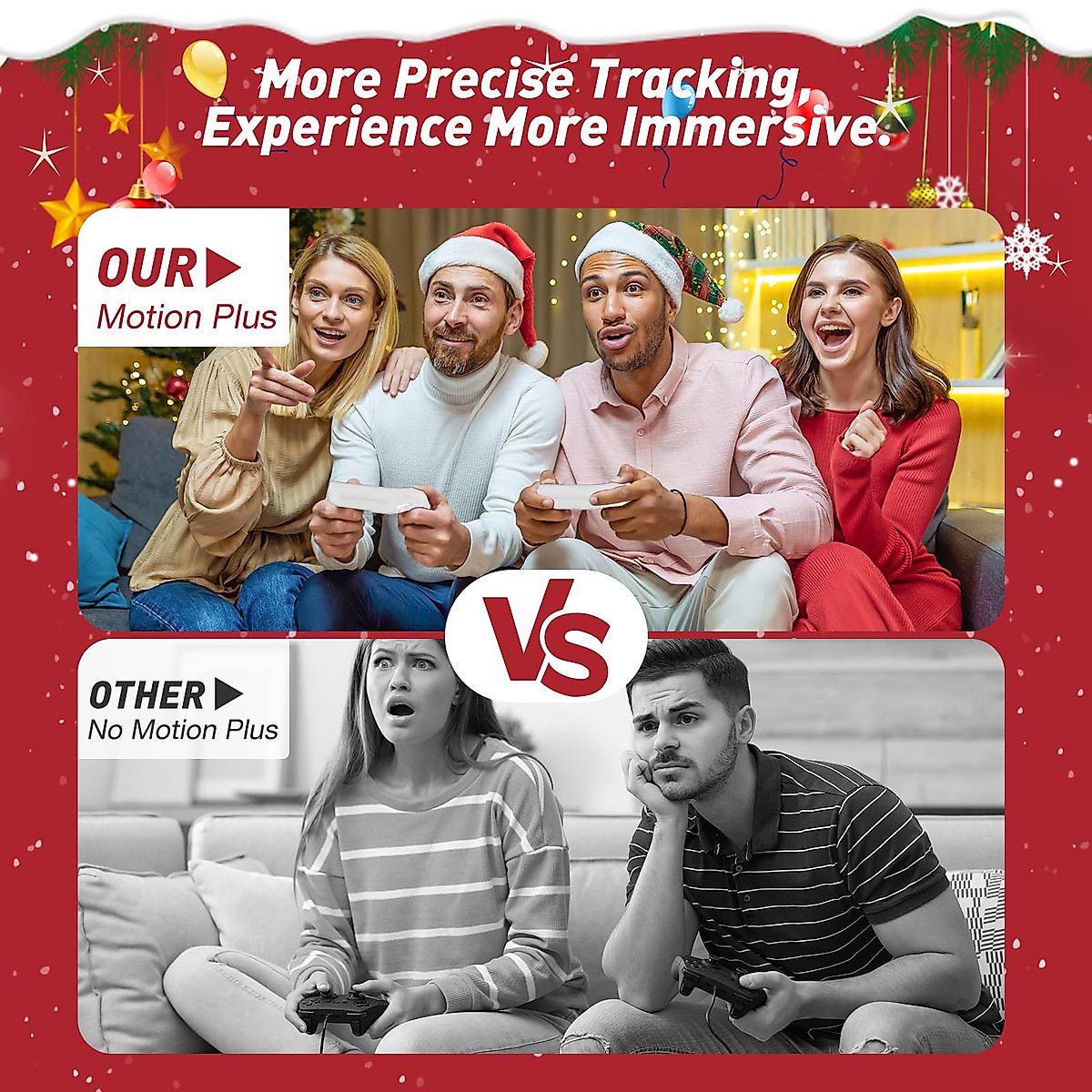 LORDONE Wii Remote Controller, Wireless Game Wii Remote with Motion Plus for Nintendo Wii and Wii U, with Silicone Case and Wrist Strap (2-Pack, White)