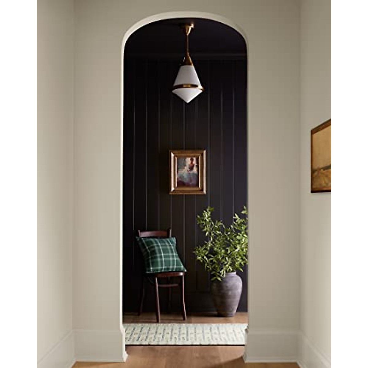 Loloi Chris Loves Julia Chris Collection CHR-01 Ivory/Denim 3'-6'' x 5'-6'', .50" Pile Height, Accent Rug