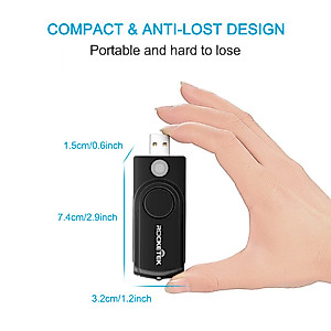 USB Multi Card Reader, 4 in 1 Memory Card Reader for SD SDXC SDHC Micro SD Micro SDXC Micro SDHC MS MMC UHS-1 SIM, DOD Military USB CAC Card Reader, CAC Reader for Mac OS, Windows, Linux