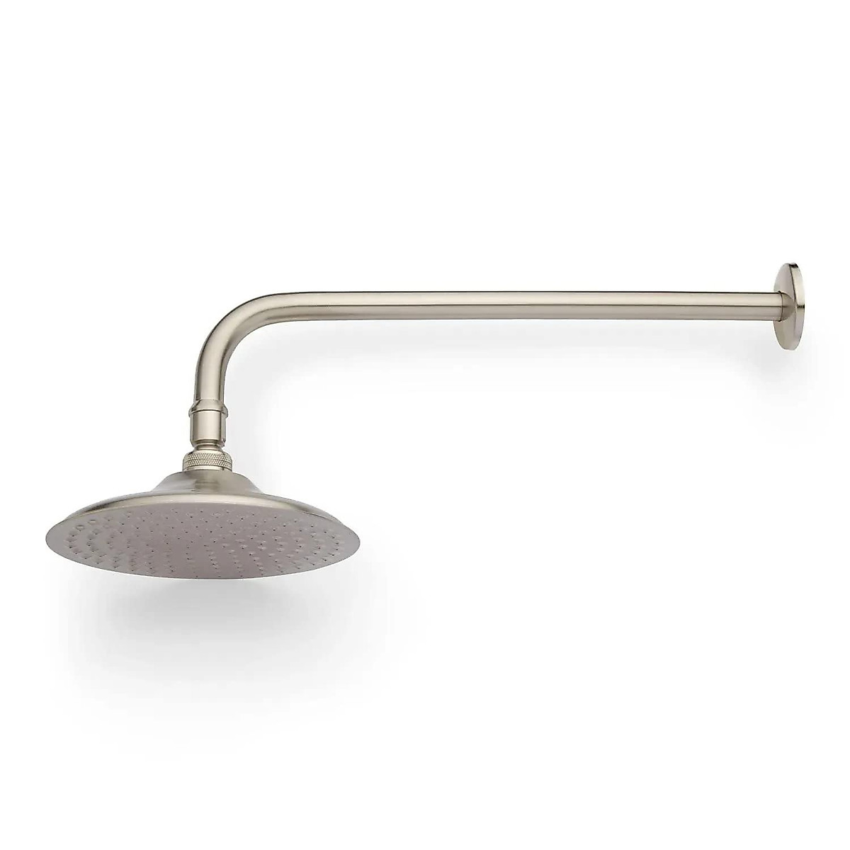 Signature Hardware 401373 Bostonian 1.8 GPM Single Function Rain Shower Head - Brushed Nickel