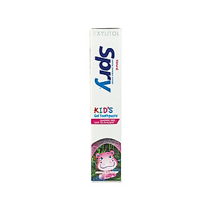 Spry Xylitol Toothpaste for Kids 5oz. Fluoride Free Toothpaste, Teeth Whitening Kids Toothpaste with Xylitol, Natural Breath Freshening, Mouth Moisturizing Ingredients, Bubble Gum (Pack of 1)