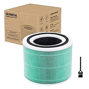 Core 300 Replacement Filter - OUNEDA core300 Filter Compare with levoit core 300 filter - part no.#Core 300-RF - Compatible with core 300 Air Purifier - 1 Pack, Green