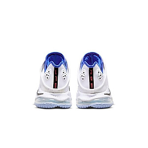 Nike Mens Lebron XIX Low, White/Medium Blue/Siren Red/Black (us_Footwear_Size_System, Adult, Men, Numeric, Medium, Numeric_9)