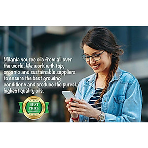 MILANIA Premium Organic Neem Oil (8 Oz.) Virgin, Cold Pressed, Unrefined 100% Pure Natural Grade A. Excellent Quality.