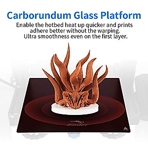 Official Creality Ender 3 V2 Upgraded 3D Printer with Silent Motherboard Branded Power Supply Carborundum Glass Platform Resume Printing Function, DIY FDM 3D Printers Build Size 8.66x8.66x9.84 inch