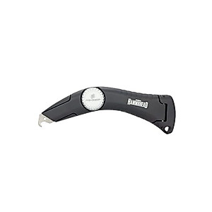 Supreme Leather Introducing the HammerHead Knife, Revolutionary Roofing Knife Engineered for Efficiency and Safety, HammerHead Knife, Black