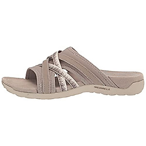 Merrell womens Terran 3 Cush Slide Sandal, Moon, 9 US