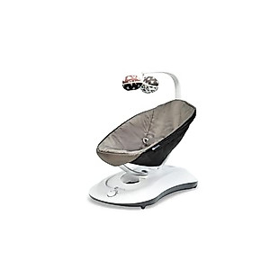 4moms RockaRoo Baby Rocker with Front to Back Gliding Motion, Graphite
