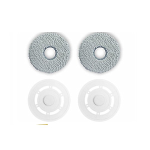 Compatible with Ecovacs Deebot T20 OMNI/T20 Pro Mop Brackets Kit Mopping Plate Mop Cloth Mount Carpet Auto Lift Replace Robot Cleaer Spare(Color:4PCS)