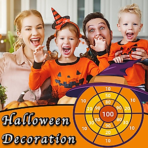 30” Halloween Decorations Witch Hat Party Favor, Large Halloween Toys Kids Dart Board Game, Halloween Party Supplies Indoor Outdoor Decor, Stocking Stuffers Christmas Birthday Gifts for Boys Girls