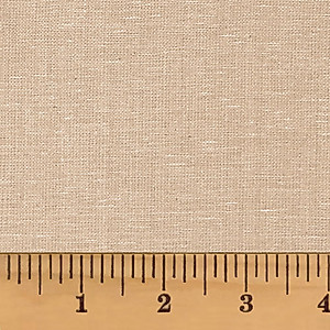 Oatmeal Farmcloth 100% Cotton Solid Greige Neutral Homespun Fabric by JCS - Sold by The Yard