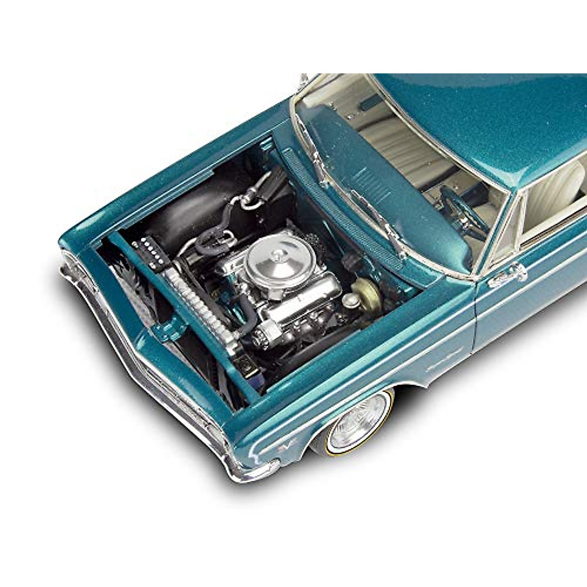 Revell 85-4497 ’66 Chevy Impala SS 396 2N1 Model Car Kit 1:25 Scale 148-Piece Skill Level 4 Plastic Model Building Kit,Blue