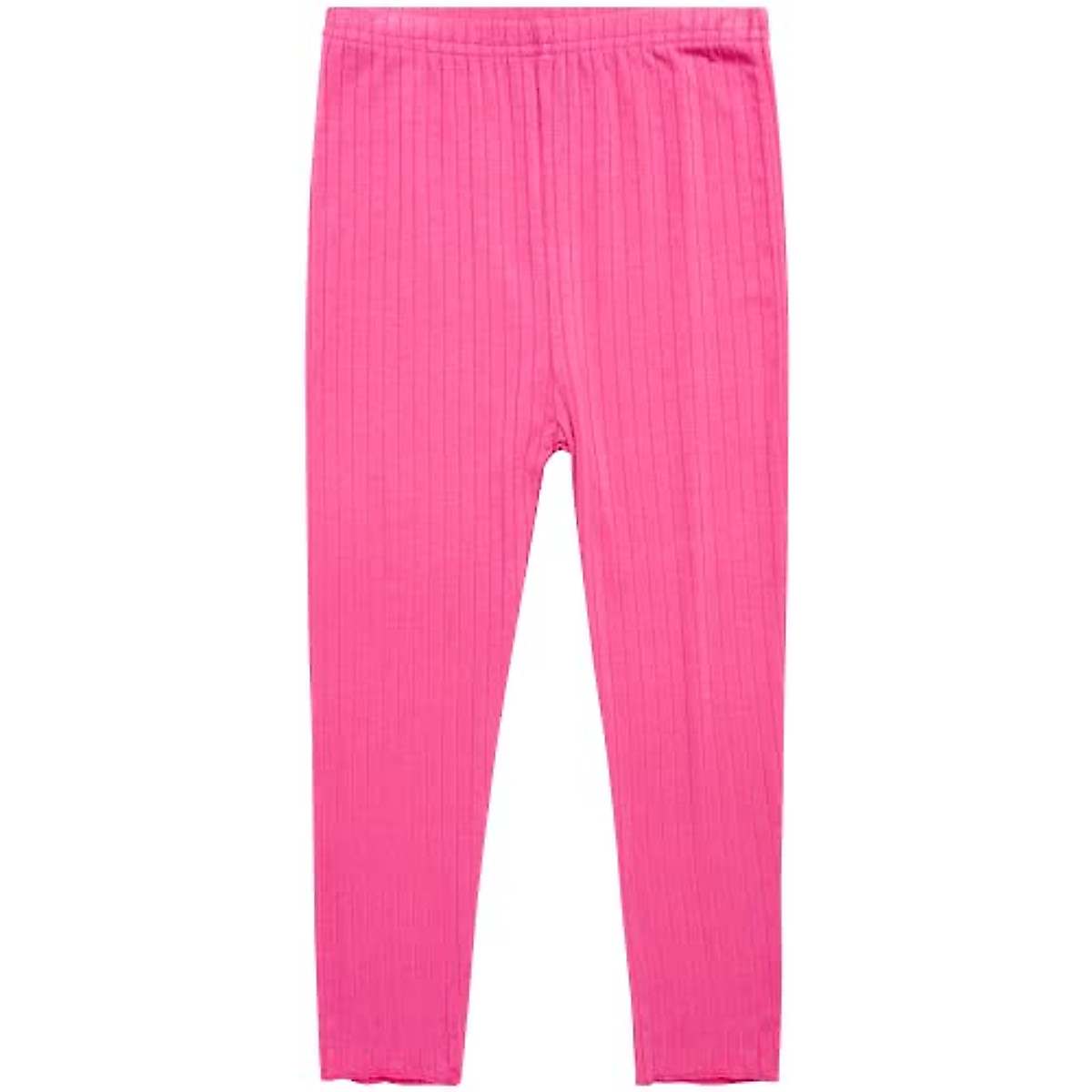 Mon Petit Baby Girls' Pajama Set - 8 Piece Rib Knit Sleepwear Shirt and Jogger Pants (12M-7), Size 4T, Light Pink/Grey/Ivory/Pink