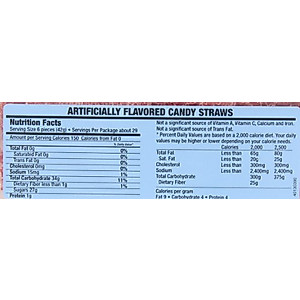 Sour Power Straws, Strawberry (200-Count Straws), 49.4-Ounce Tub