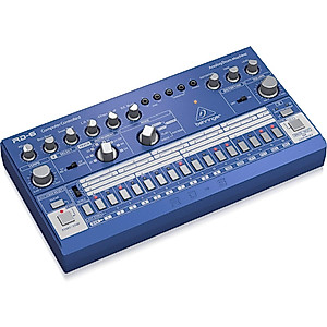 Behringer RHYTHM DESIGNER RD-6-BU Analog Drum Machine with 8 Drum Sounds, 64 Step Sequencer and Distortion Effects