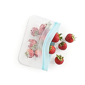 Prepara Snack Size Reusable, set of 2 Food Storage Bags, clear