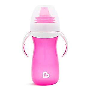 Munchkin® Gentle™ Transition Sippy Cup with Trainer Handles, 10 Ounce, Pink