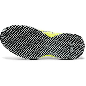 ASICS Women's Gel-Resolution 7 Clay Court Shoes, 7.5, Safety Yellow/Stone Grey