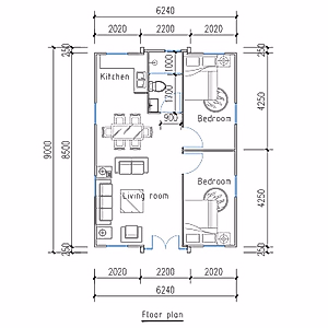 Container House, Luxury Villa House with Bathroom Kitchen Living Room Innovative, Eco-Friendly, and Versatile Portable Prefabricated Home Solutions for Modern Lifestyle