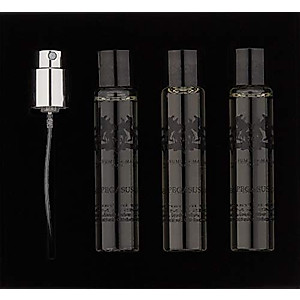 PARFUMS de MARLY - Pegasus - Refill Travel Set - 3 x 0.35 Fl Oz - Eau De Parfum For Men - Top Notes Cypress, Bergamot, Heliotrope - Heart Notes Jasmine, Lavender, Bitter Almond - 3 x 10ml