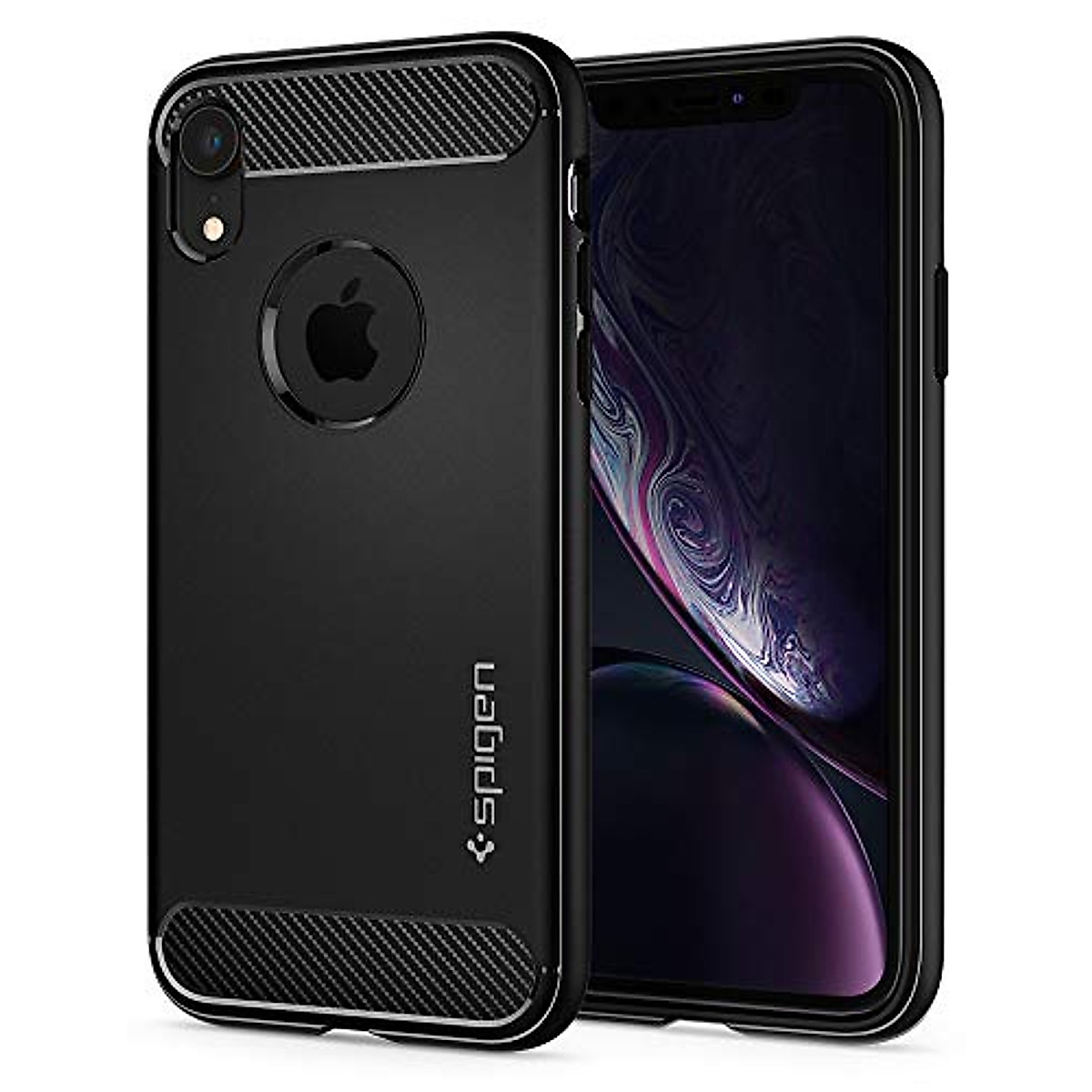 Spigen Rugged Armor Designed for iPhone XR Case (2018) - Matte Black