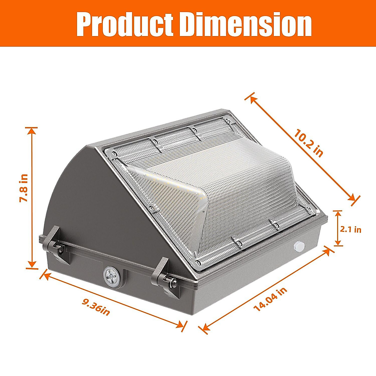 150W LED Wall Pack Light,2 Pack 5000K 18000LM Outdoor Lights Dusk to Dawn,IP65 Waterproof,600-800W HPS Equivalent Outdoor LED Security Light (2pack)