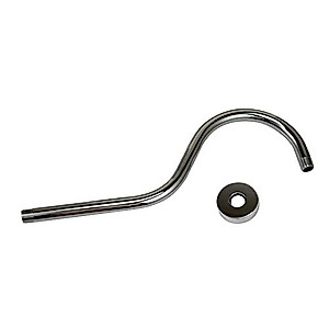 Purelux 17 Inches Shower Arm Made of Stainless Steel Water Outlet PJ1701, Long Reach Shower Head Extension Chrome Finish