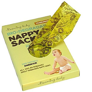 Bio-Degradable Nappy Sacks Fragranced- (60 sacks ) Beaming Baby