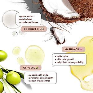 MIZANI True Textures Perfect Coil Paraben & Silicone-Free Oil Gel - Curly Hair Gel Styler, Moisturizes and Fights Frizz With Coconut Oil, For Curly & Dry Hair