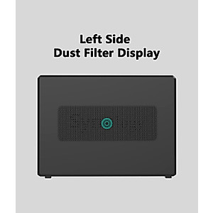 ADJNPCY Dust Filter for Synology NAS DS920+ DS420+ DS918+ DS418play Dustproof PVC Cover - Black
