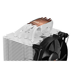be quiet! Shadow Rock 3 White 190W TDP CPU Cooler | Intel-1700 1200 2066 1150 1151 1155 2011-3 Square ILM | AMD AM4 | Black | BK005