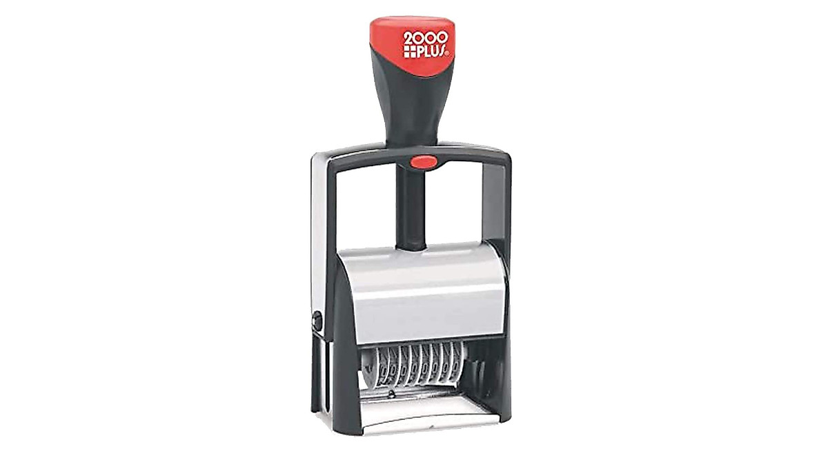 Cosco 2000 Plus Self-Inking Numberer - Durable Office Tool