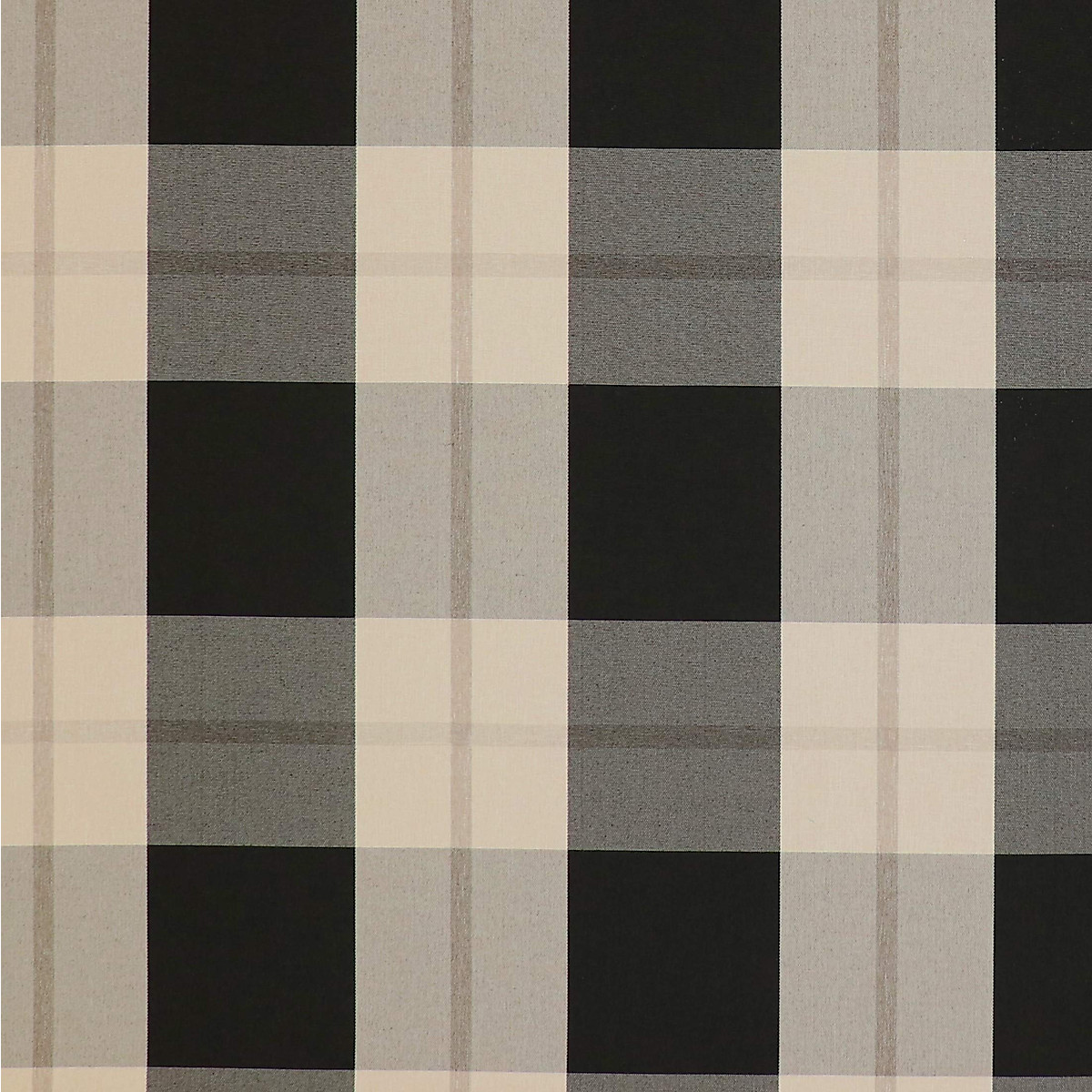 RSH DECOR: Tufted U-Shape Wicker Seat Cushions Set of 2 | 19” x 19” | All-Weather Spun Fabric | Water-Resistant | Outdoor Chair Cushions for Patio Furniture | Branson Pewter Plaid