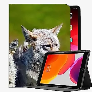 YENDOSTEEN New iPad Pro 11 Inch Case 2022(4th Gen)/2021(3rd Gen)/2020(2nd Gen) with Pencil Holder,Animals Wolf A265 Smart Cover